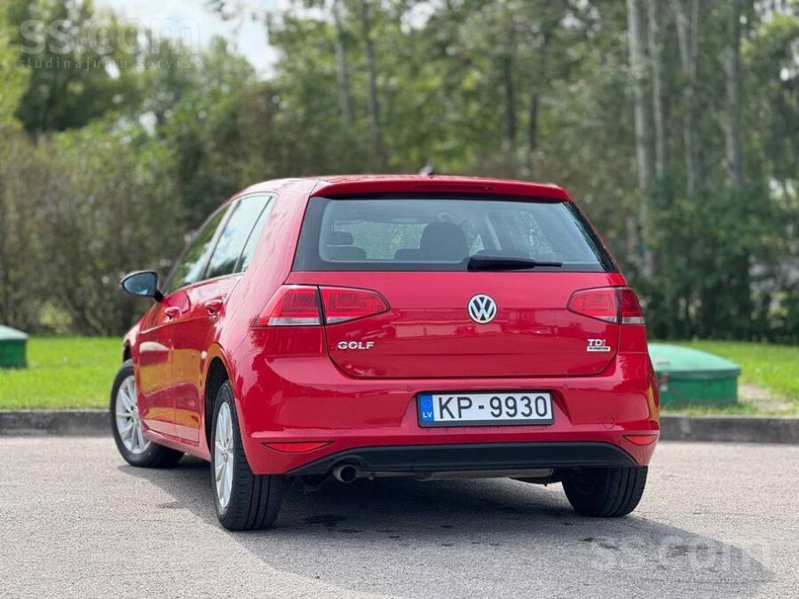 Sarkans Volkswagen Golf 2017 Rīga, ar dzinēja tilpumu 1.60 L un nobraukumu 245 tūkst. km par 5990 €, foto 7 vietnē AUTOMOTO.COM.LV