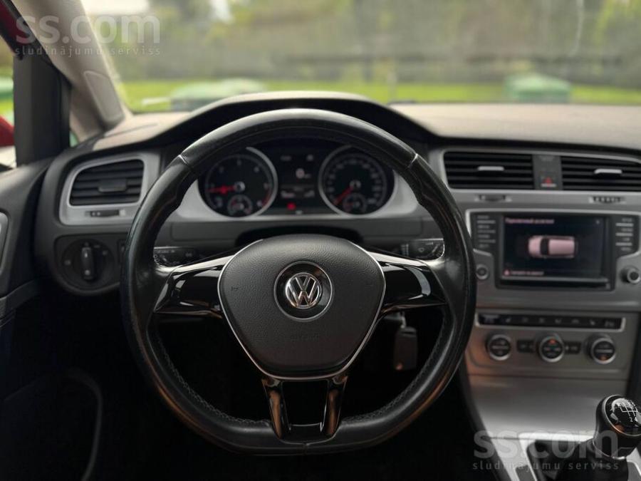 Sarkans Volkswagen Golf 2017 Rīga, ar dzinēja tilpumu 1.60 L un nobraukumu 245 tūkst. km par 5990 €, foto 13 vietnē AUTOMOTO.COM.LV