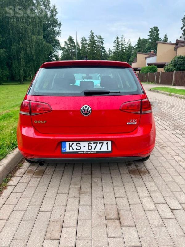 Sarkans Volkswagen Golf 2017 Ogre, ar dzinēja tilpumu 1.60 L un nobraukumu 243 tūkst. km par 5990 €, foto 8 vietnē AUTOMOTO.COM.LV