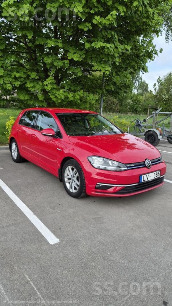 Red Volkswagen Golf 2018 in Riga, with an engine capacity of 1.50 L and mileage of 89 thousand km for 14900 €, photo 2 on AUTOMOTO.COM.LV