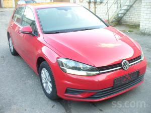 Sarkans Volkswagen Golf 2018 Rīga, ar dzinēja tilpumu 1.40 L un nobraukumu 45 tūkst. km par 9100 €, foto  vietnē AUTOMOTO.COM.LV