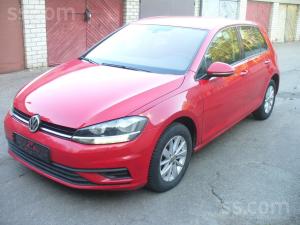 Sarkans Volkswagen Golf 2018 Rīga, ar dzinēja tilpumu 1.40 L un nobraukumu 45 tūkst. km par 9100 €, foto 3 vietnē AUTOMOTO.COM.LV