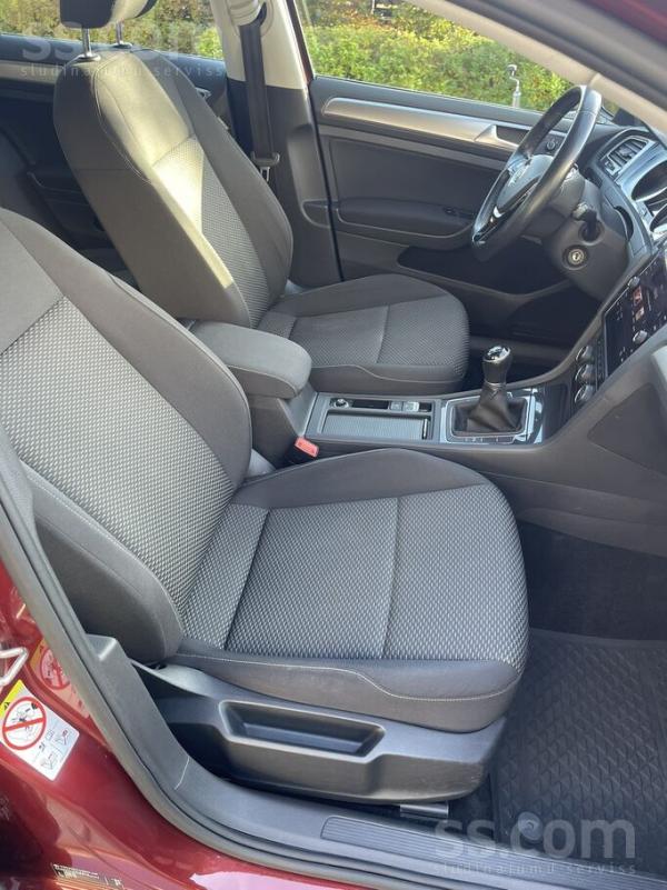 Sarkans Volkswagen Golf 2019 Rīga, ar dzinēja tilpumu 1.50 L un nobraukumu 137 tūkst. km par 10900 €, foto 11 vietnē AUTOMOTO.COM.LV