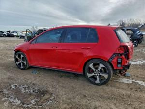 Red Volkswagen Golf 2019 in Siauliai, with an engine capacity of 1.98 L and mileage of 123 thousand km for 7865 €, photo 2 on AUTOMOTO.COM.LV