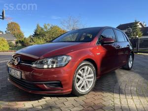 Red Volkswagen Golf 2019 in Riga, with an engine capacity of 1.50 L and mileage of 137 thousand km for 10900 €, photo  on AUTOMOTO.COM.LV