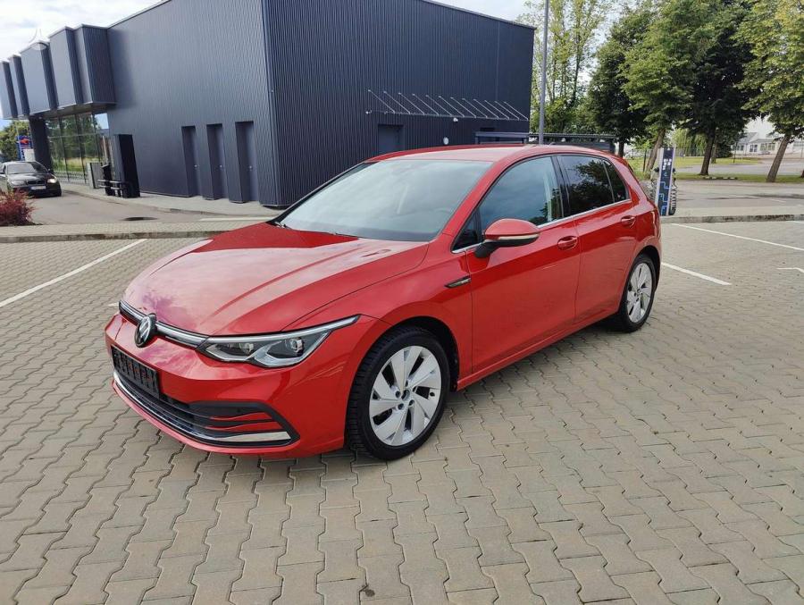Sarkans Volkswagen Golf 2023 Kauņa, ar dzinēja tilpumu 1.50 L un nobraukumu 24 tūkst. km par 21900 €, foto 4 vietnē AUTOMOTO.COM.LV