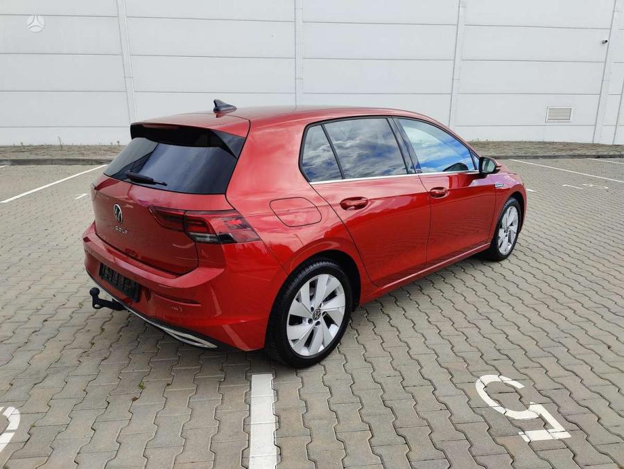 Sarkans Volkswagen Golf 2023 Kauņa, ar dzinēja tilpumu 1.50 L un nobraukumu 24 tūkst. km par 21900 €, foto 7 vietnē AUTOMOTO.COM.LV