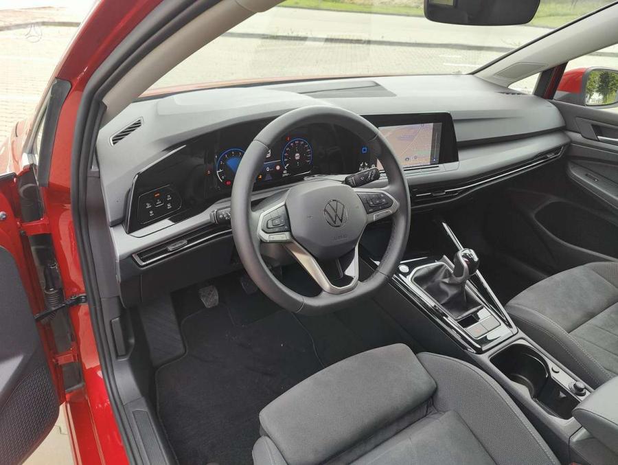 Sarkans Volkswagen Golf 2023 Kauņa, ar dzinēja tilpumu 1.50 L un nobraukumu 24 tūkst. km par 21900 €, foto 9 vietnē AUTOMOTO.COM.LV