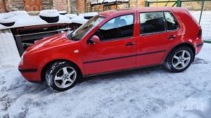 Red Volkswagen Golf 1999 in Limbazi, with an engine capacity of 1.90 L and mileage of 360 thousand km for 350 €, photo  on AUTOMOTO.COM.LV