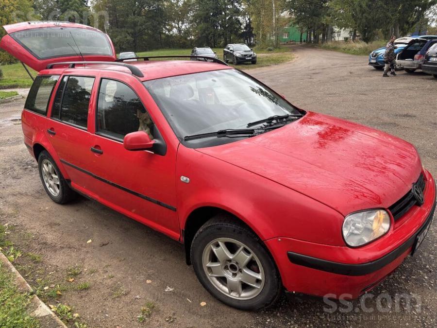 Красный Фольксваген Гольф 1999 в Валка, объемом двигателя 1.90 л и пробегом 405 тыс. км за 900 €, фото 1 на AUTOMOTO.COM.LV