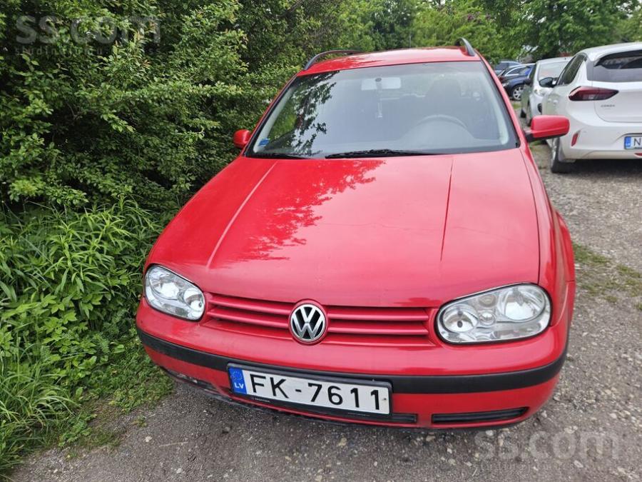 Sarkans Volkswagen Golf 2002 Valmiera, ar dzinēja tilpumu 1.90 L un nobraukumu 0 tūkst. km par 1050 €, foto 2 vietnē AUTOMOTO.COM.LV