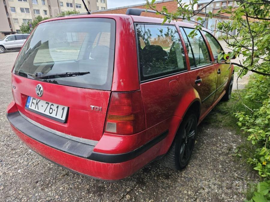 Sarkans Volkswagen Golf 2002 Valmiera, ar dzinēja tilpumu 1.90 L un nobraukumu 0 tūkst. km par 1050 €, foto 5 vietnē AUTOMOTO.COM.LV