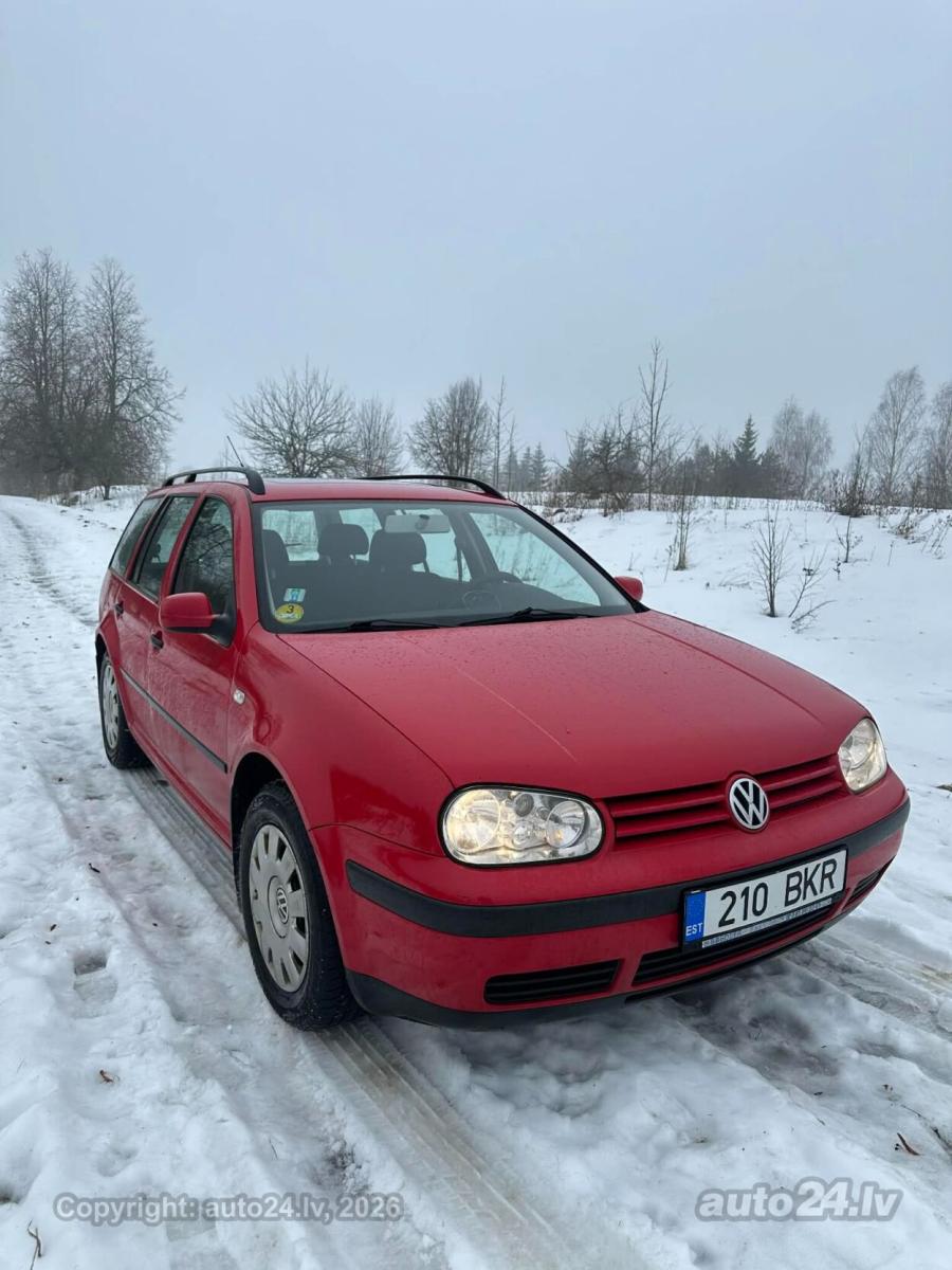 Red Volkswagen Golf 2002 in Voru, with an engine capacity of 1.90 L and mileage of 348 thousand km for 2490 €, photo 1 on AUTOMOTO.COM.LV