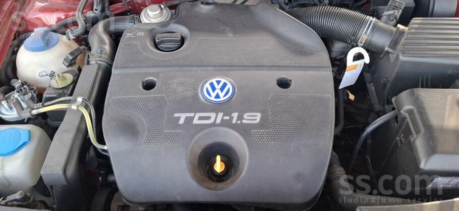 Sarkans Volkswagen Golf 2003 Daugavpils, ar dzinēja tilpumu 1.90 L un nobraukumu 406 tūkst. km par 990 €, foto 26 vietnē AUTOMOTO.COM.LV