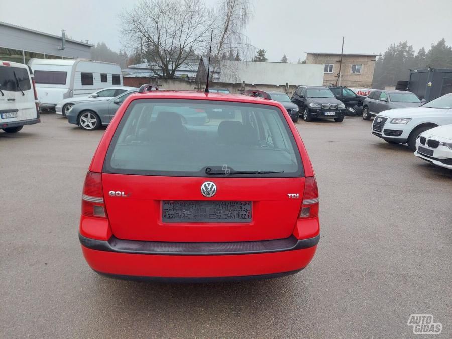 Sarkans Volkswagen Golf 2004 Utena, ar dzinēja tilpumu 1.90 L un nobraukumu 285 tūkst. km par 1650 €, foto 7 vietnē AUTOMOTO.COM.LV