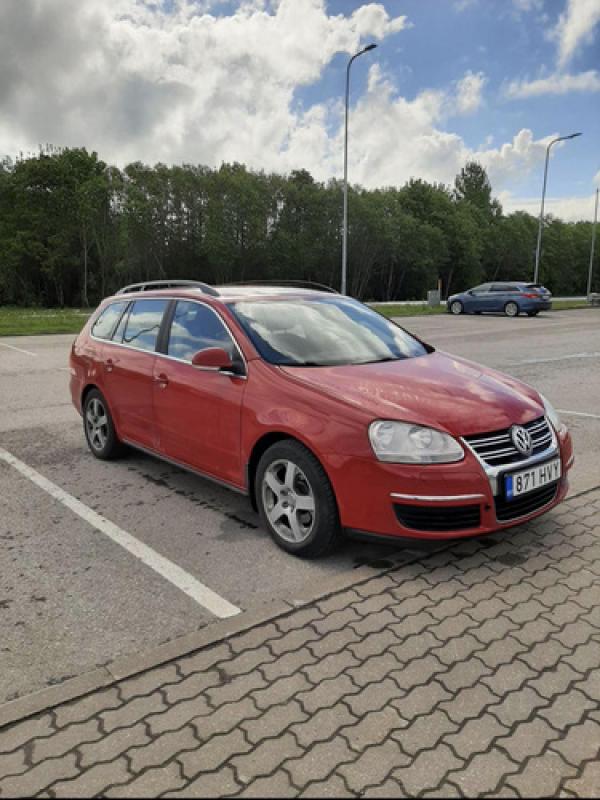 Red Volkswagen Golf 2008 in Kohtla-Jarve, with an engine capacity of 0.00 L and mileage of 294 thousand km for 2500 €, photo 2 on AUTOMOTO.COM.LV