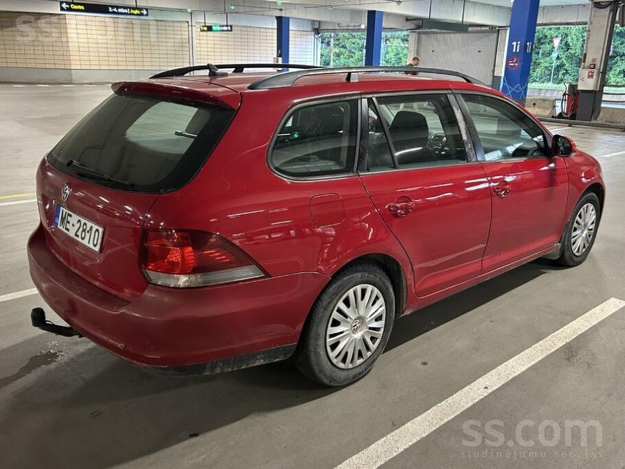 Sarkans Volkswagen Golf 2008 Rīga, ar dzinēja tilpumu 1.90 L un nobraukumu 311 tūkst. km par 1650 €, foto 5 vietnē AUTOMOTO.COM.LV
