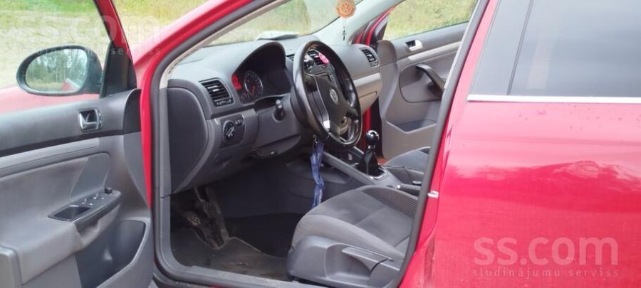 Sarkans Volkswagen Golf 2009 Dobele, ar dzinēja tilpumu 1.90 L un nobraukumu 481 tūkst. km par 1590 €, foto 9 vietnē AUTOMOTO.COM.LV