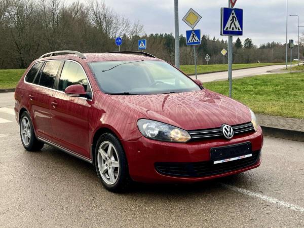 Sarkans Volkswagen Golf 2010 Šilutė, ar dzinēja tilpumu 1.97 L un nobraukumu 286 tūkst. km par 3699 €, foto 2 vietnē AUTOMOTO.COM.LV