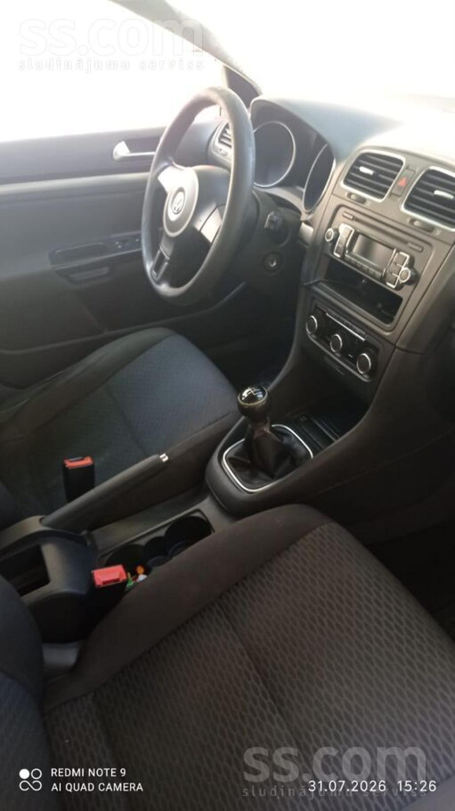 Sarkans Volkswagen Golf 2011 Bauska, ar dzinēja tilpumu 1.60 L un nobraukumu 356 tūkst. km par 1750 €, foto 11 vietnē AUTOMOTO.COM.LV