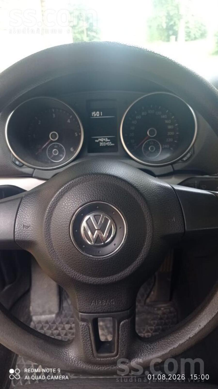 Sarkans Volkswagen Golf 2011 Bauska, ar dzinēja tilpumu 1.60 L un nobraukumu 356 tūkst. km par 1750 €, foto 15 vietnē AUTOMOTO.COM.LV