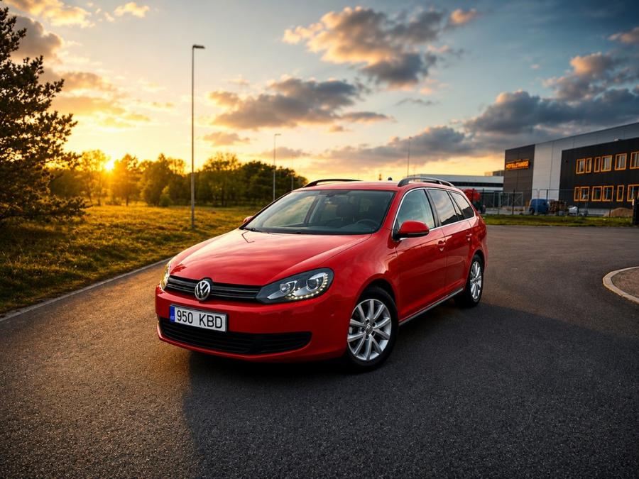 Red Volkswagen Golf 2012 in Tallinn, with an engine capacity of 1.60 L and mileage of 546 thousand km for 3500 €, photo 10 on AUTOMOTO.COM.LV