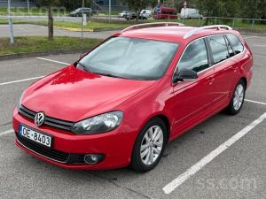 Sarkans Volkswagen Golf 2012 Alūksne, ar dzinēja tilpumu 1.60 L un nobraukumu 262 tūkst. km par 4500 €, foto  vietnē AUTOMOTO.COM.LV