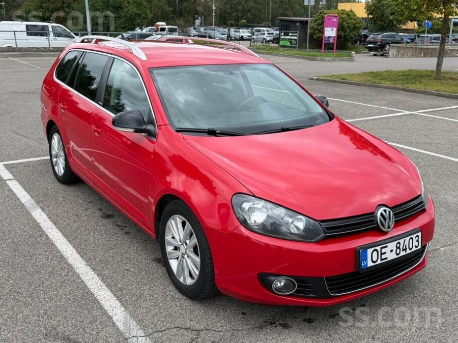 Sarkans Volkswagen Golf 2012 Alūksne, ar dzinēja tilpumu 1.60 L un nobraukumu 262 tūkst. km par 4500 €, foto 3 vietnē AUTOMOTO.COM.LV