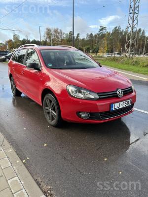 Sarkans Volkswagen Golf 2012 Rīga, ar dzinēja tilpumu 2.00 L un nobraukumu 220 tūkst. km par 3444 €, foto 5 vietnē AUTOMOTO.COM.LV