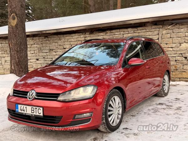 Red Volkswagen Golf 2014 in Tallinn, with an engine capacity of 2.00 L and mileage of 265 thousand km for 7995 €, photo 1 on AUTOMOTO.COM.LV