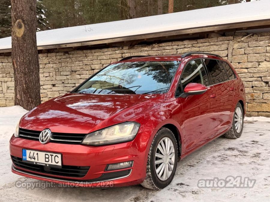 Red Volkswagen Golf 2014 in Tallinn, with an engine capacity of 2.00 L and mileage of 265 thousand km for 7995 €, photo 1 on AUTOMOTO.COM.LV