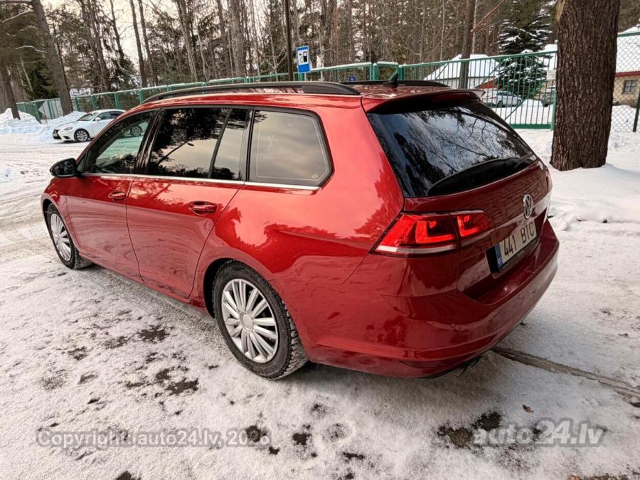 Red Volkswagen Golf 2014 in Tallinn, with an engine capacity of 2.00 L and mileage of 265 thousand km for 7995 €, photo 6 on AUTOMOTO.COM.LV