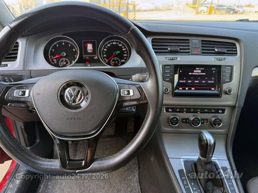 Sarkans Volkswagen Golf 2014 Tallina, ar dzinēja tilpumu 1.40 L un nobraukumu 300 tūkst. km par 5300 €, foto 10 vietnē AUTOMOTO.COM.LV