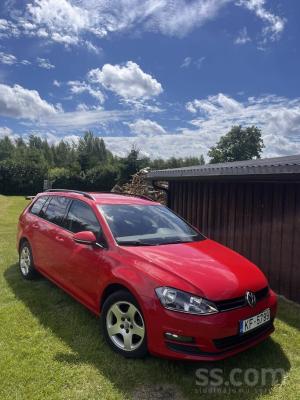 Sarkans Volkswagen Golf 2015 Rīga, ar dzinēja tilpumu 1.60 L un nobraukumu 186 tūkst. km par 6350 €, foto  vietnē AUTOMOTO.COM.LV