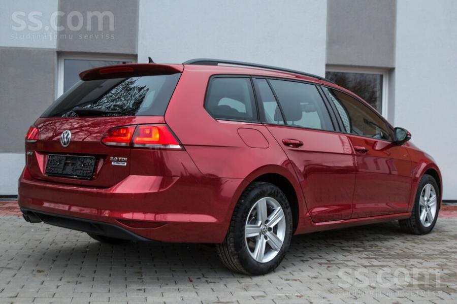 Sarkans Volkswagen Golf 2015 Rīga, ar dzinēja tilpumu 2.00 L un nobraukumu 260 tūkst. km par 8700 €, foto 4 vietnē AUTOMOTO.COM.LV