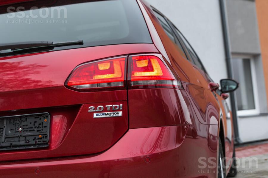 Sarkans Volkswagen Golf 2015 Rīga, ar dzinēja tilpumu 2.00 L un nobraukumu 260 tūkst. km par 8700 €, foto 5 vietnē AUTOMOTO.COM.LV