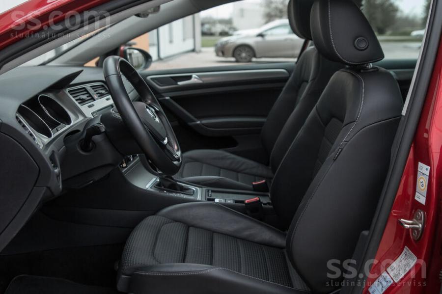 Sarkans Volkswagen Golf 2015 Rīga, ar dzinēja tilpumu 2.00 L un nobraukumu 260 tūkst. km par 8700 €, foto 20 vietnē AUTOMOTO.COM.LV