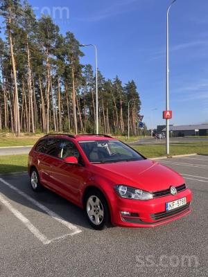 Sarkans Volkswagen Golf 2015 Rīga, ar dzinēja tilpumu 1.60 L un nobraukumu 187 tūkst. km par 5100 €, foto  vietnē AUTOMOTO.COM.LV