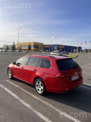 Sarkans Volkswagen Golf 2015 Rīga, ar dzinēja tilpumu 1.60 L un nobraukumu 187 tūkst. km par 5100 €, foto 4 vietnē AUTOMOTO.COM.LV