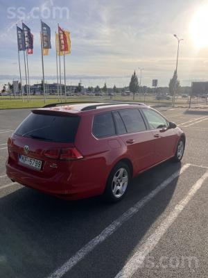 Sarkans Volkswagen Golf 2015 Rīga, ar dzinēja tilpumu 1.60 L un nobraukumu 187 tūkst. km par 5100 €, foto 5 vietnē AUTOMOTO.COM.LV