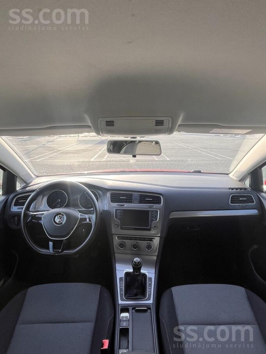 Sarkans Volkswagen Golf 2015 Rīga, ar dzinēja tilpumu 1.60 L un nobraukumu 187 tūkst. km par 5100 €, foto 6 vietnē AUTOMOTO.COM.LV