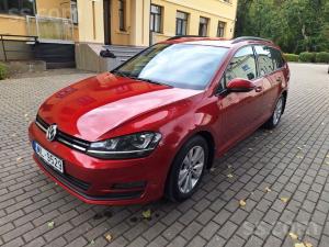 Red Volkswagen Golf 2015 in Saldus, with an engine capacity of 2.00 L and mileage of 151 thousand km for 7990 €, photo  on AUTOMOTO.COM.LV