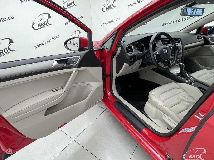 Red Volkswagen Golf 2016 in Vilnius, with an engine capacity of 1.40 L and mileage of 130 thousand km for 7500 €, photo 19 on AUTOMOTO.COM.LV