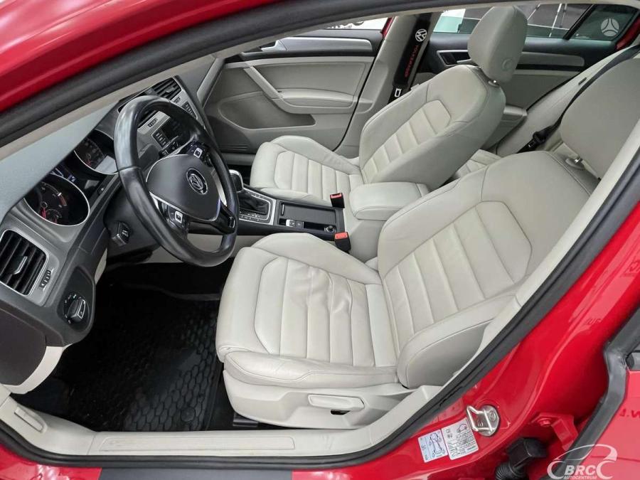 Red Volkswagen Golf 2016 in Vilnius, with an engine capacity of 1.40 L and mileage of 130 thousand km for 7500 €, photo 21 on AUTOMOTO.COM.LV