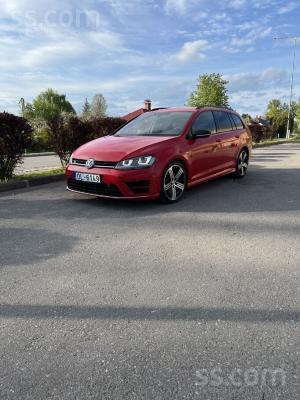 Red Volkswagen Golf 2016 in Riga, with an engine capacity of 2.00 L and mileage of 231 thousand km for 14800 €, photo 3 on AUTOMOTO.COM.LV