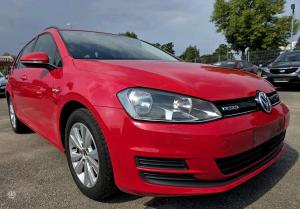 Sarkans Volkswagen Golf 2016 Marijampole, ar dzinēja tilpumu 1.40 L un nobraukumu 139 tūkst. km par 6150 €, foto  vietnē AUTOMOTO.COM.LV