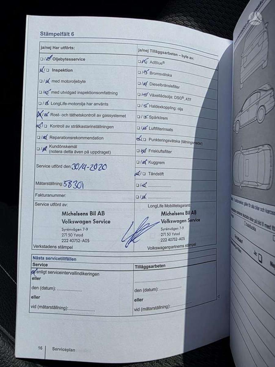 Red Volkswagen Golf 2016 in Marijampole, with an engine capacity of 1.40 L and mileage of 139 thousand km for 6150 €, photo 18 on AUTOMOTO.COM.LV