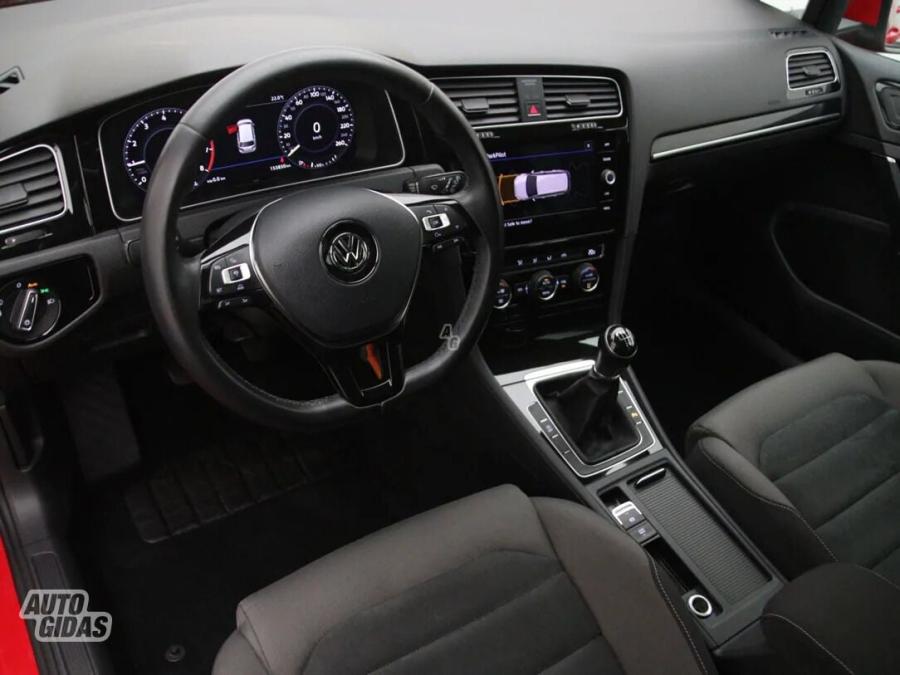 Sarkans Volkswagen Golf 2017 Viļņa, ar dzinēja tilpumu 1.50 L un nobraukumu 156 tūkst. km par 9299 €, foto 17 vietnē AUTOMOTO.COM.LV