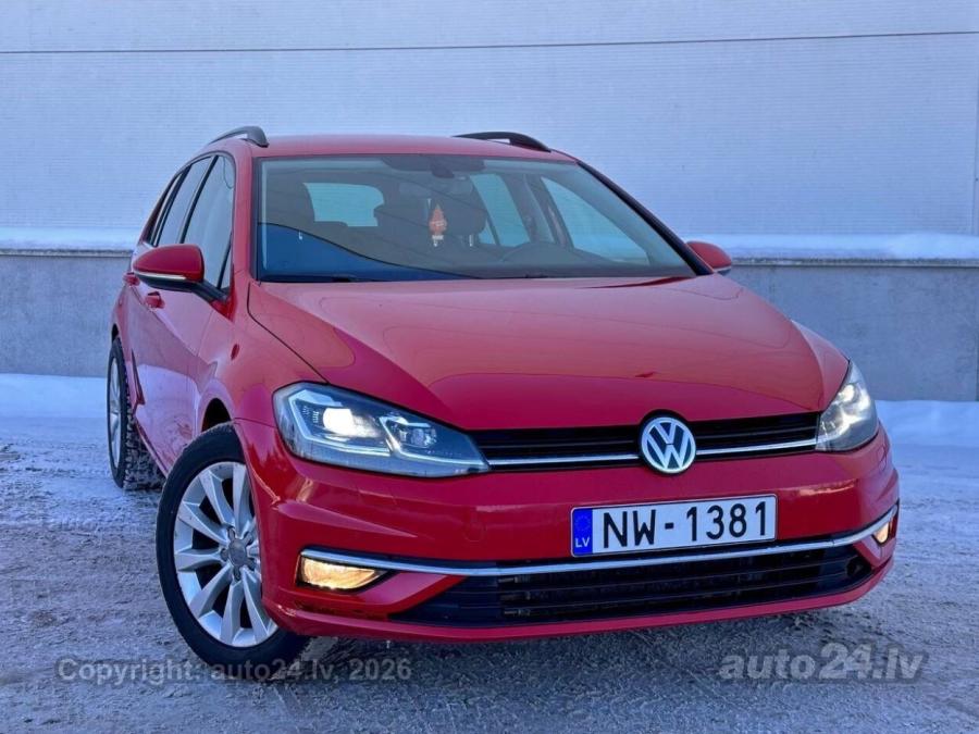 Sarkans Volkswagen Golf 2018 Valga, ar dzinēja tilpumu 2.00 L un nobraukumu 290 tūkst. km par 10950 €, foto 1 vietnē AUTOMOTO.COM.LV