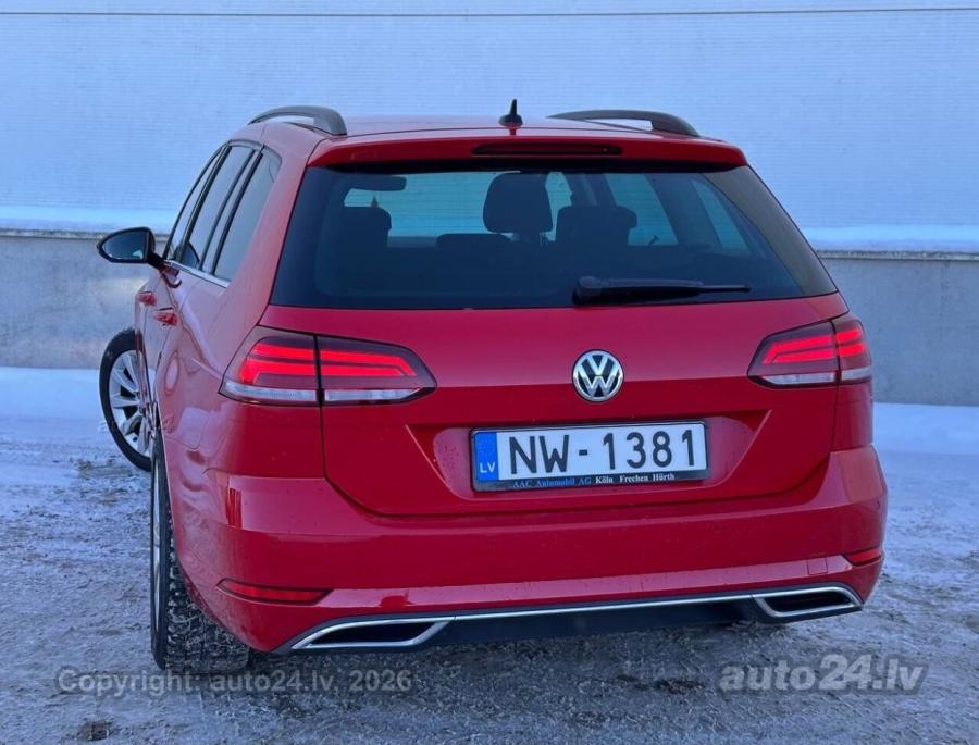 Red Volkswagen Golf 2018 in Valga, with an engine capacity of 2.00 L and mileage of 290 thousand km for 10950 €, photo 7 on AUTOMOTO.COM.LV